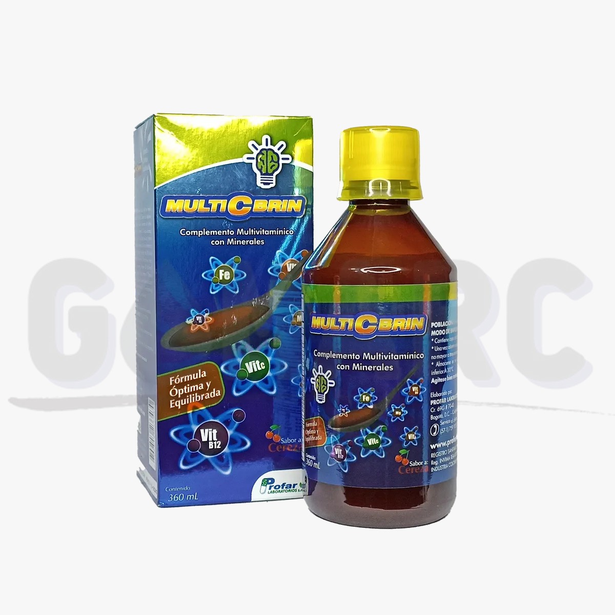 Multicbrin Jarabe Frasco X 360ml Sabor Cereza - Rappi