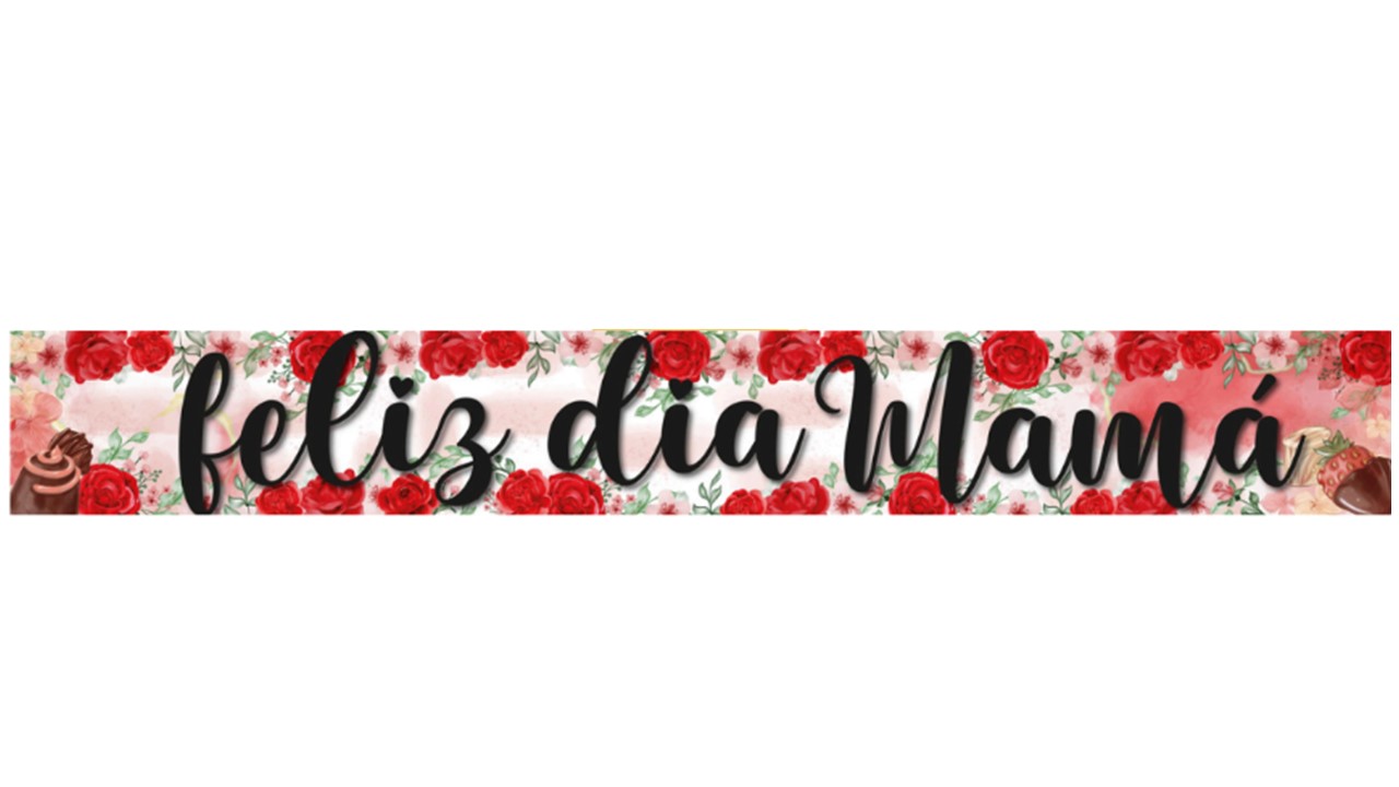 Banner Letrero Feliz Dia Mama X 2 Unidades - Rappi