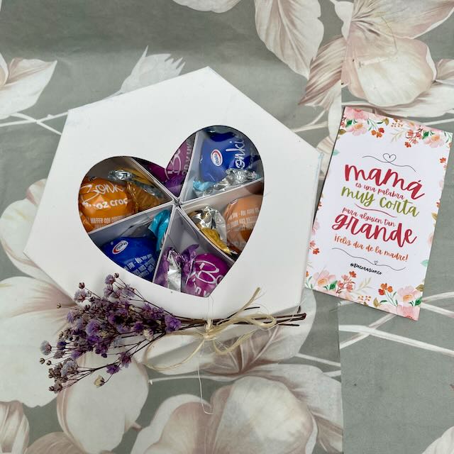 Cajita Corazón Chocolates Rappi