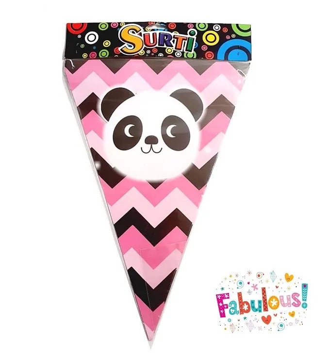 Banderines Panda Niña - Rappi