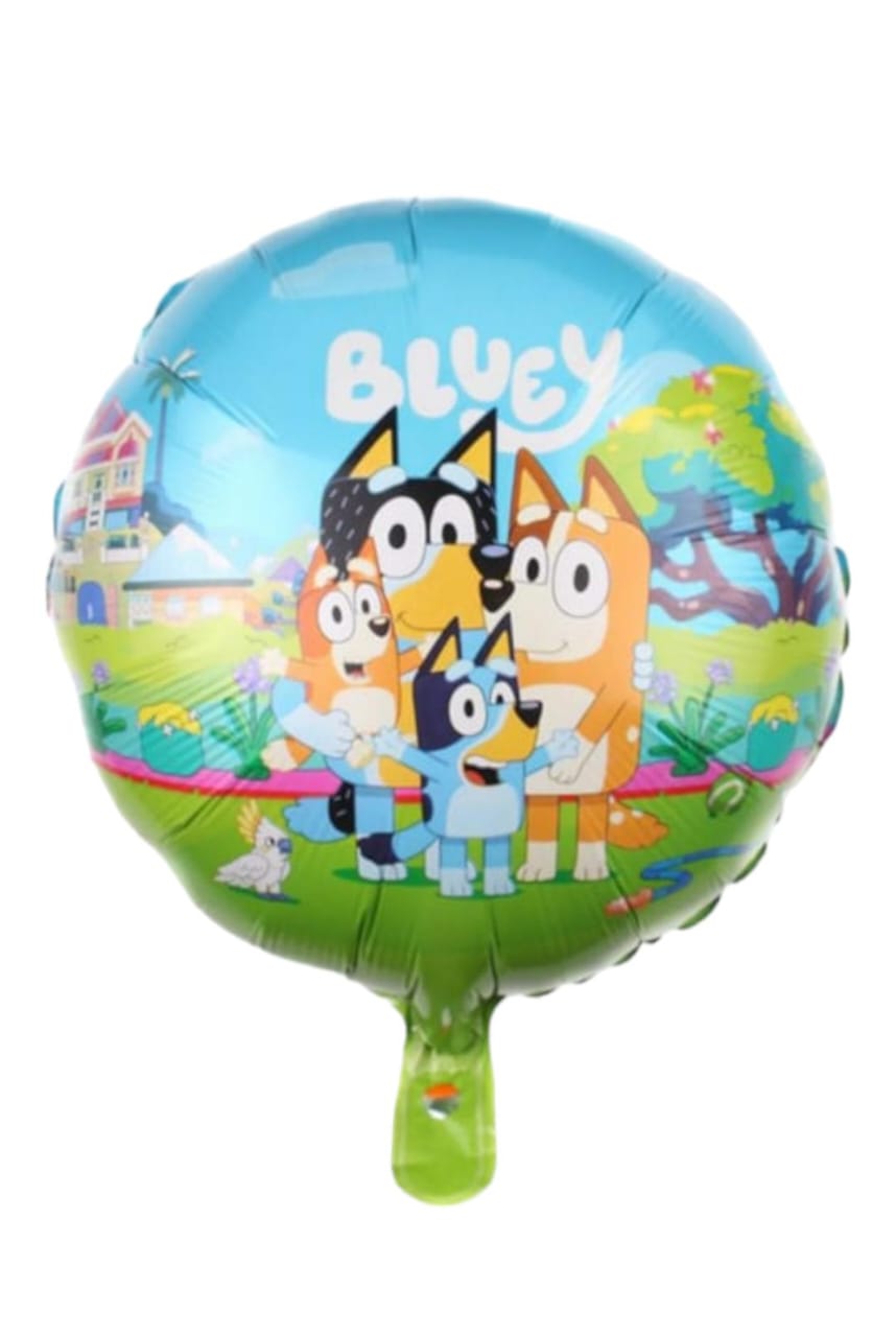 Bluey Metalizado Redondo De 18 Pulgadas - Rappi