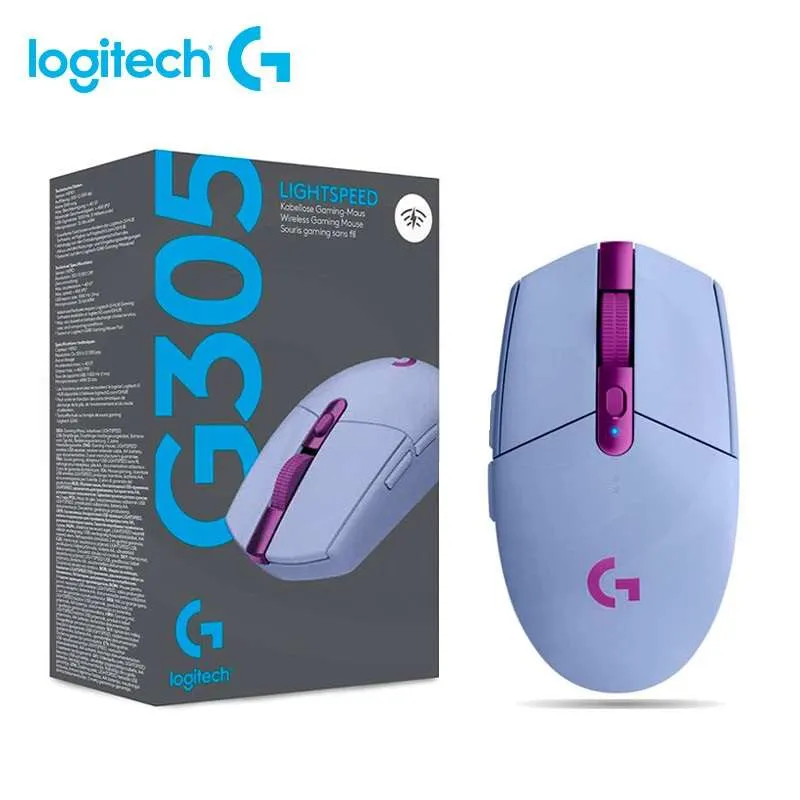 Mouse Gamer Inalámbrico Logitech G305 Lightspeed 12000dpi Lila - Rappi