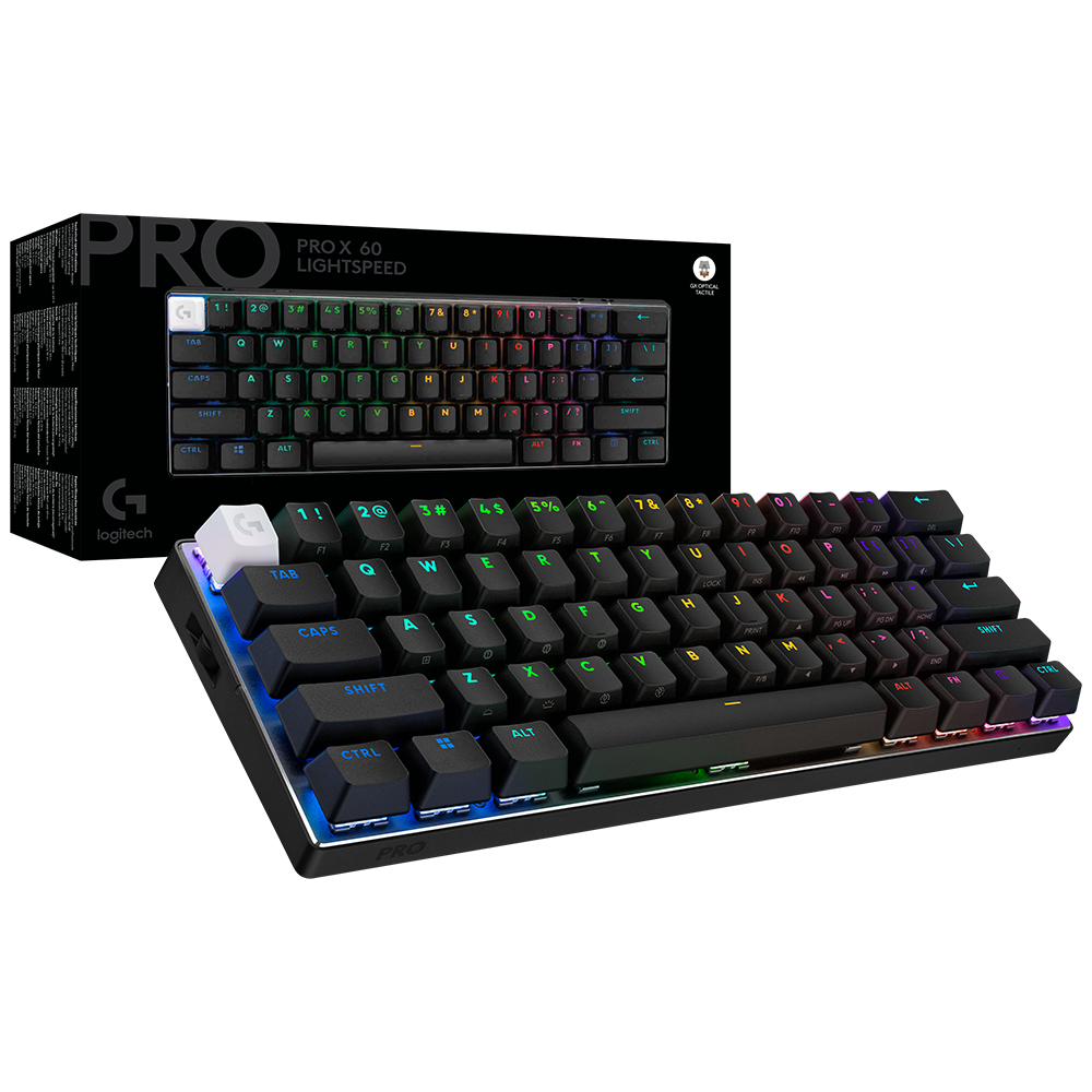 Teclado Gamer Mecánico Logitech G Pro X 60% Lightspeed Gx Brown Rgb ...