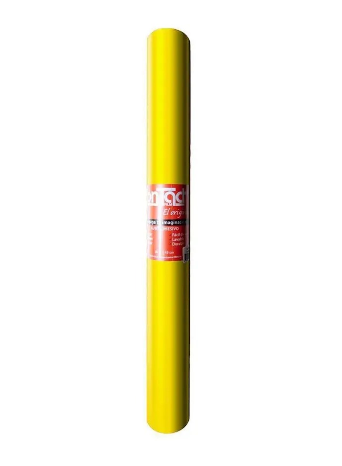 Papel Vinilo Adhesivo Contact Amarillo Rollo 3m X 45 Cm - Rappi