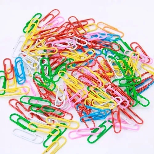 Gancho Clip Metalico Plastificado De Colores Caja X 80 Unidades - Rappi