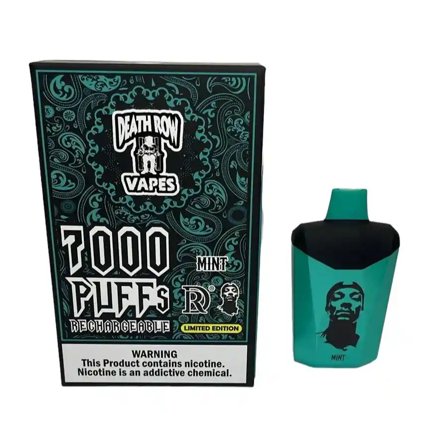 Vaper 7000 Puffs Death Row, Mint, Vapes, Cigarrillo Electronico - Rappi