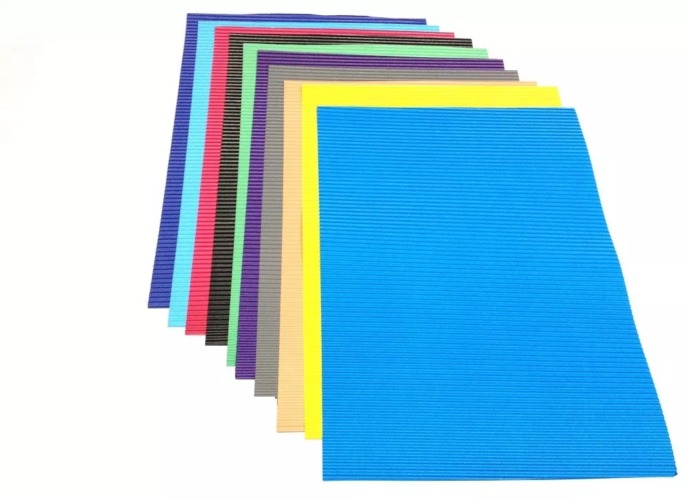 Carton Corrugado Octavo Colores Surtidos X 10 Unidades - Rappi