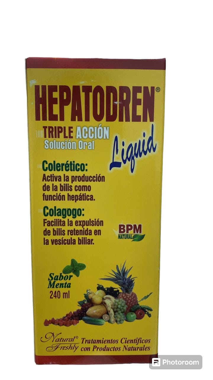 Hepatodren Triple Acción Solución Oral Frasco X 240 Ml Natural Freshly ...