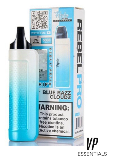 Vap Hyde Rebel Pro Blue Razz Cloudz 5000pffs - Rappi