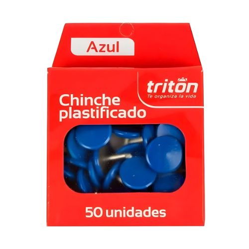 Chinche Azul Plastificado - 50 Unidades - Rappi