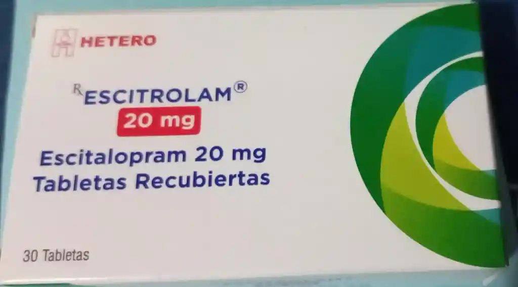 Escitalopram 20mg Caja X 30 Tab (esctrolam) - Rappi