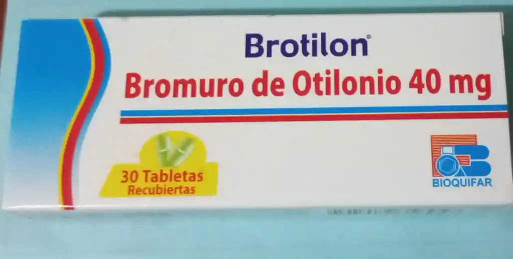 Bromuro De Otilonio 40mg Cja X 30 Tab (brotilon) - Rappi