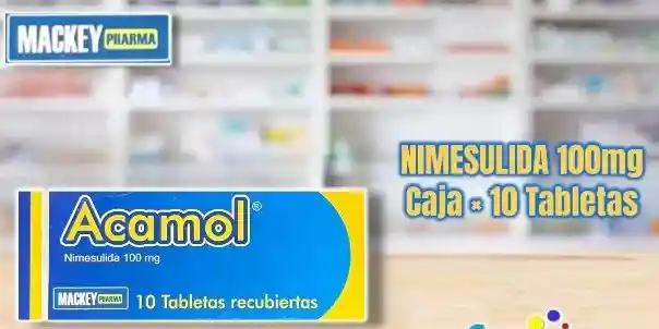 Nimesulida 100mg Tableta Recubierta ( Acamol ) - Rappi