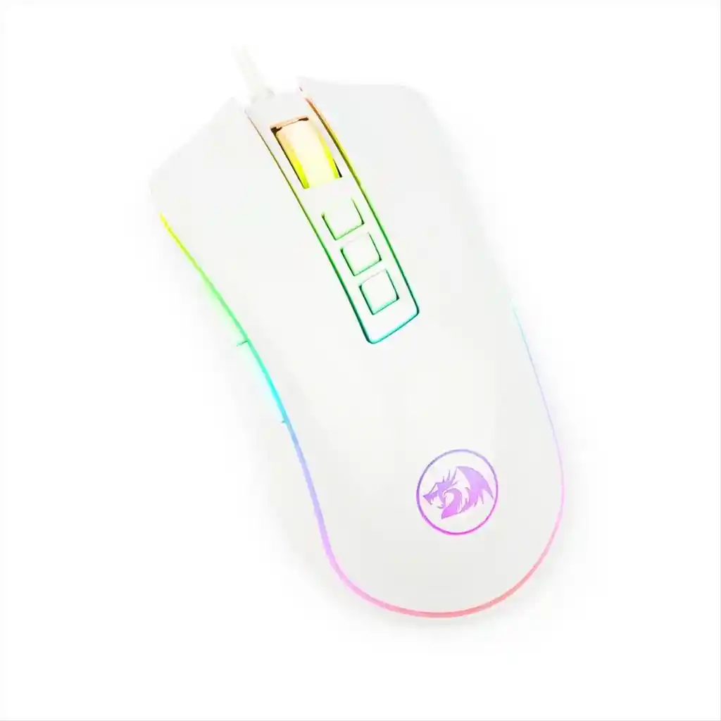Mouse Gamer Redragon M711 Cobra Chroma, 10000dpi / 9 Botones Blanco - Rappi