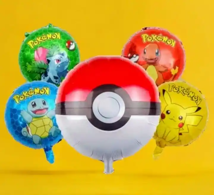 Bouquet X5 Globos De Pokémon - Rappi