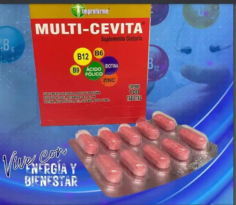 Multi-cevita Caja X 100 Tabletas - Rappi