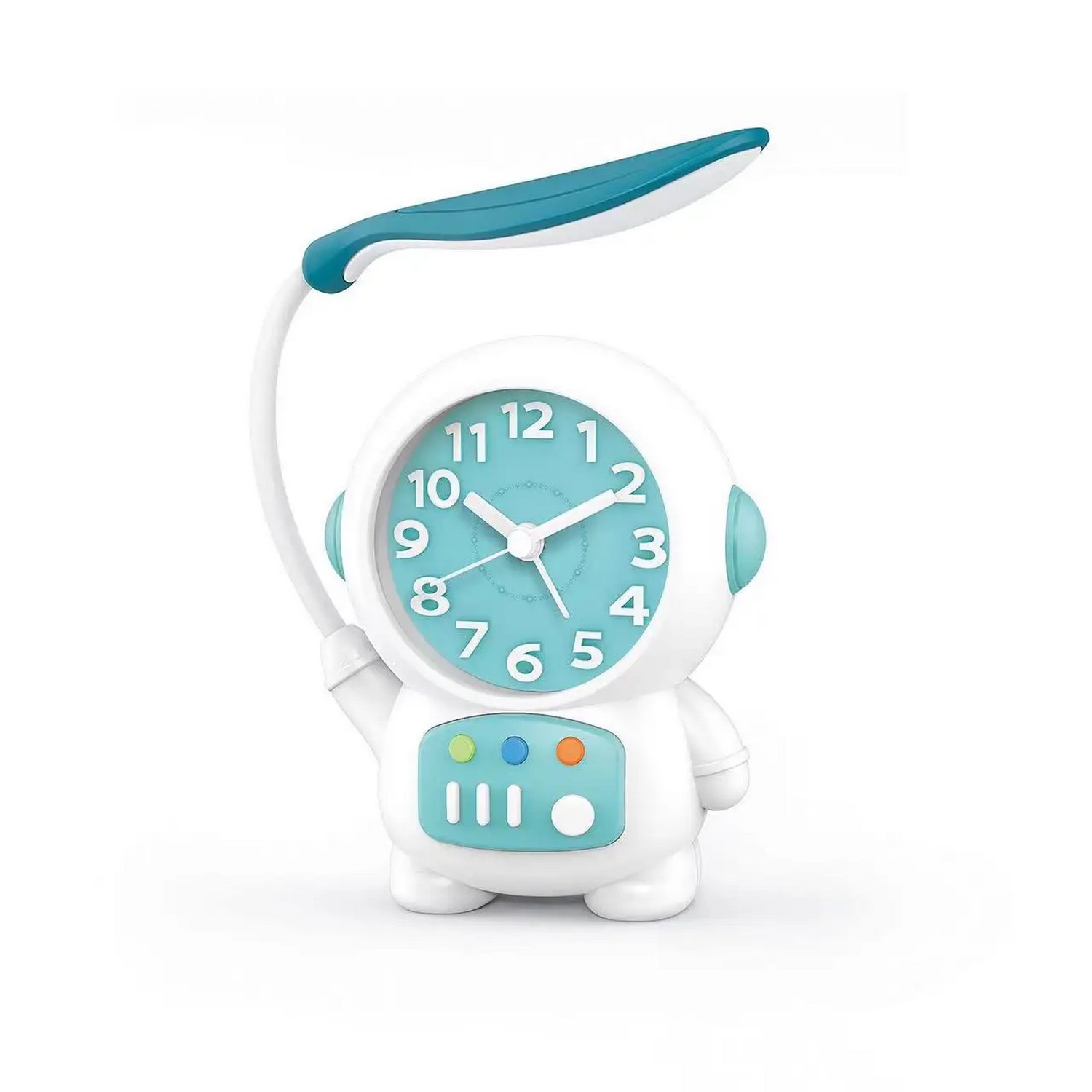 Lampara Astronauta Reloj Escritorio Mesa Unisex Recargable - Rappi