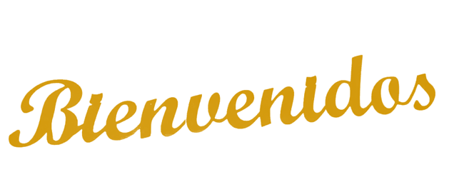 Letrero Bienvenidos Letra Cursiva Color Dorado - Rappi