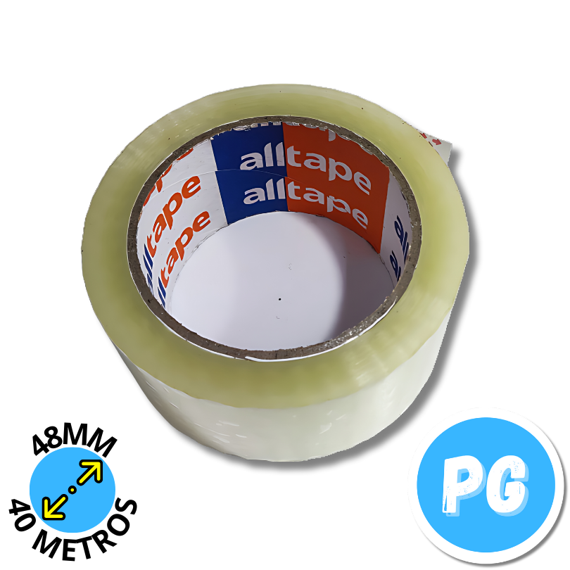 Cinta All Tape Transparente 48mm X40 Metros - Rappi