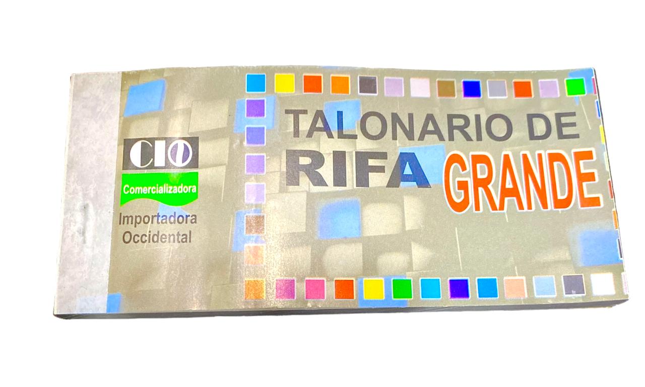 Talonario De Rifa Grande 2 Cifras 17 Cm X 7.5 Cm 100 Hojas - Rappi