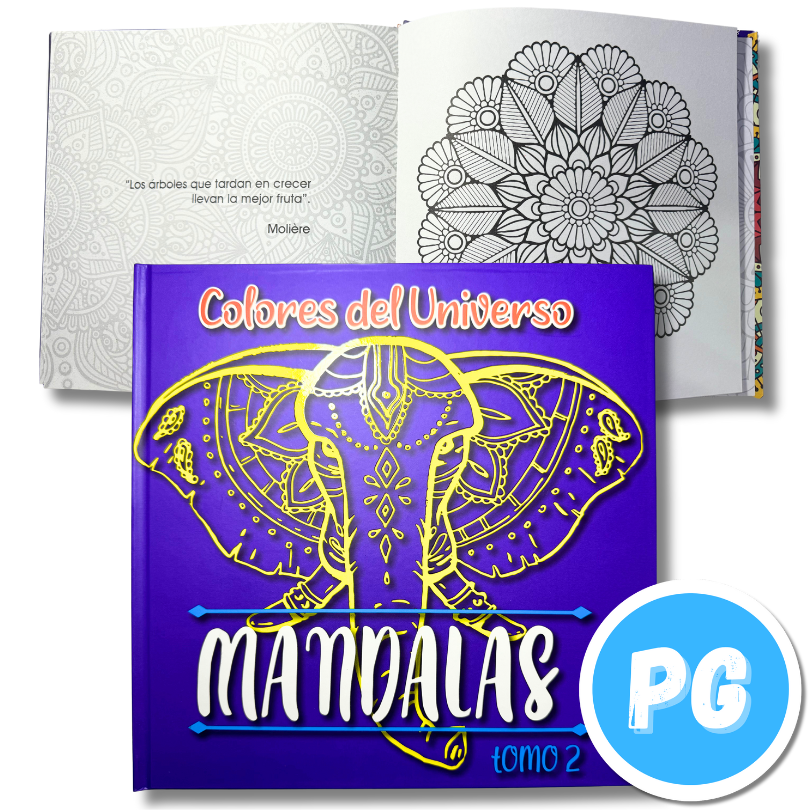 Libro De Mandalas Nika Pasta Dura 23x23cm Tomo 2 - Rappi