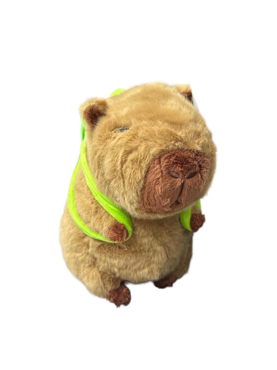 Peluche Capibara Chiguiro Con Maleta De Tortuga 30cm - Rappi