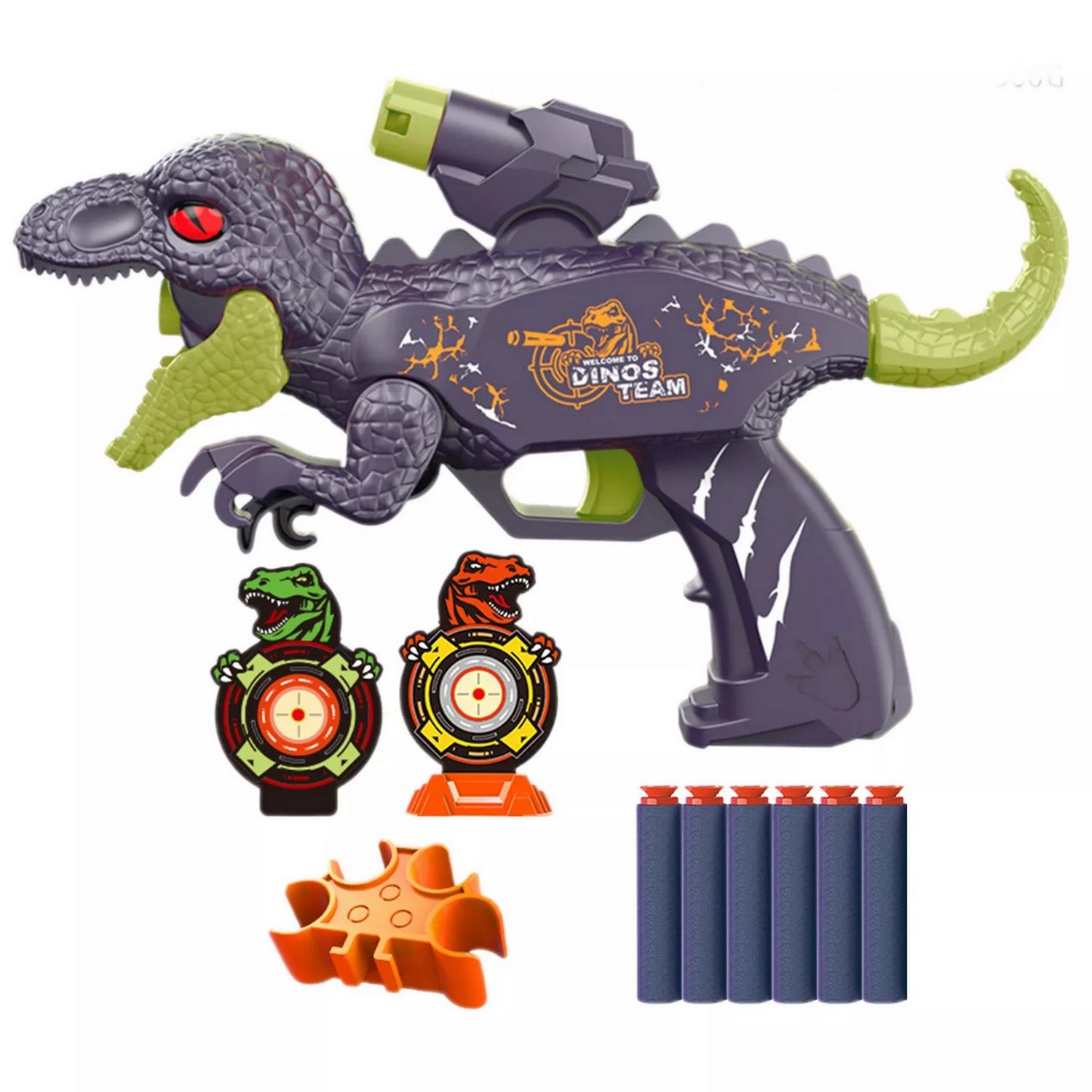 Pistola Lanza Dardos Nerf Dinosaurio Tiranosaurio Rex Niños - Rappi