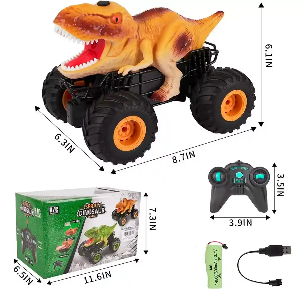 Carro Dinosaurio Tiranosaurio Rex Contro Remoto Juguete Niño - Rappi