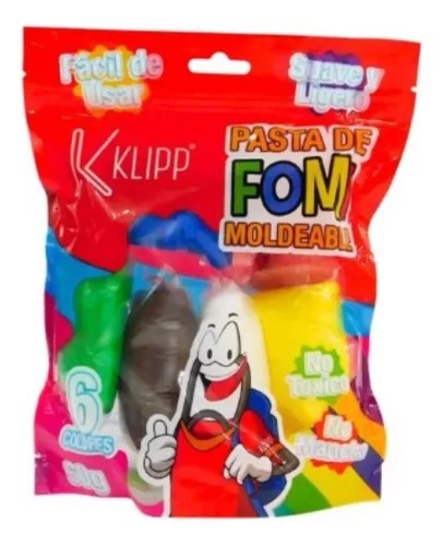 Foami Moldeable 60 Gramos Surtido Por 6 Colores Marfil - Rappi