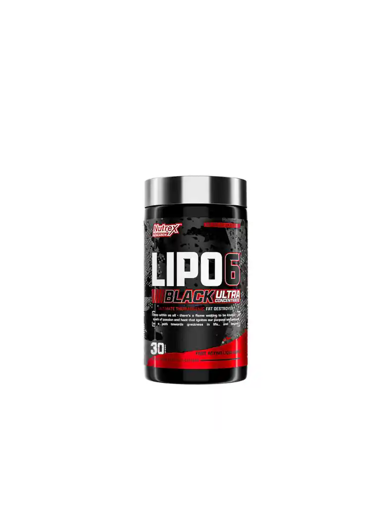 Lipo 6 Black Ultra Concentrado 60 Caps - Rappi