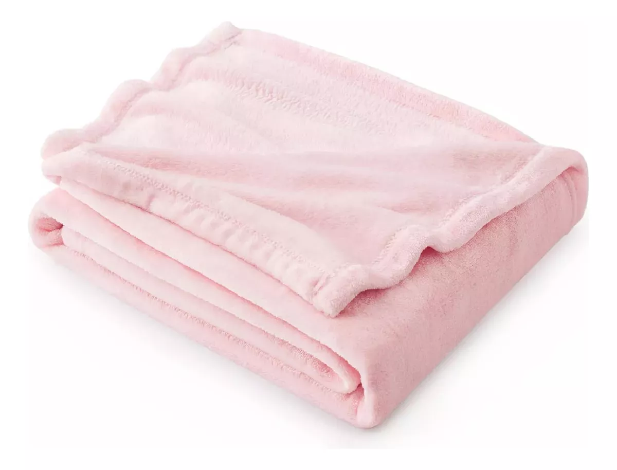 Cobija Térmica 180x240 Cm Suave Terciopelo Rosado - Rappi