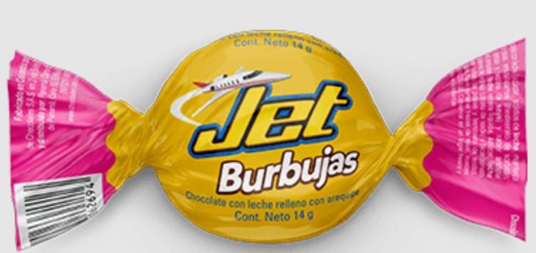 Burbuja Chocolate Relleno De Arequipe Jet 14g - Rappi