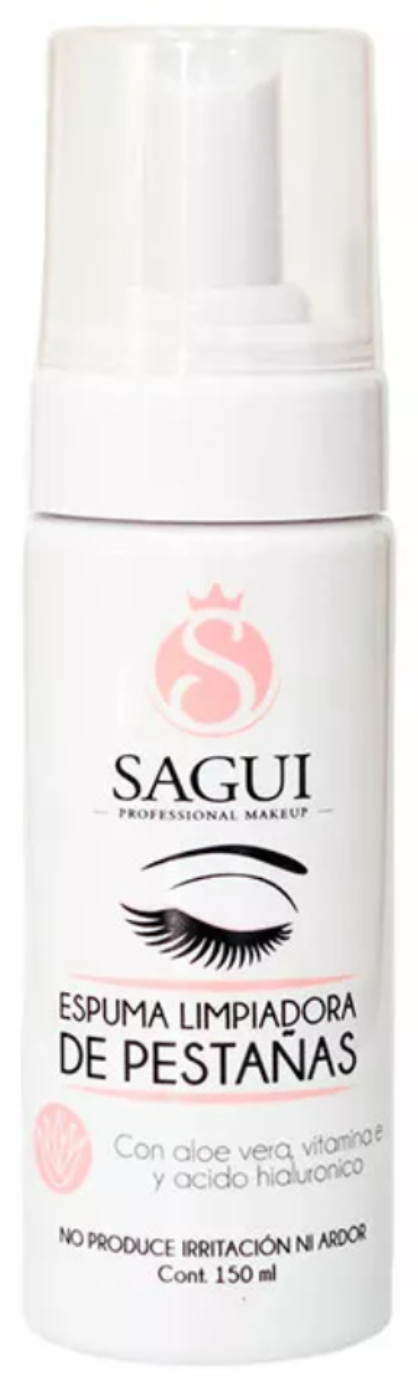 Espuma Limpiadora De Pestañas Sagui 150ml - Rappi