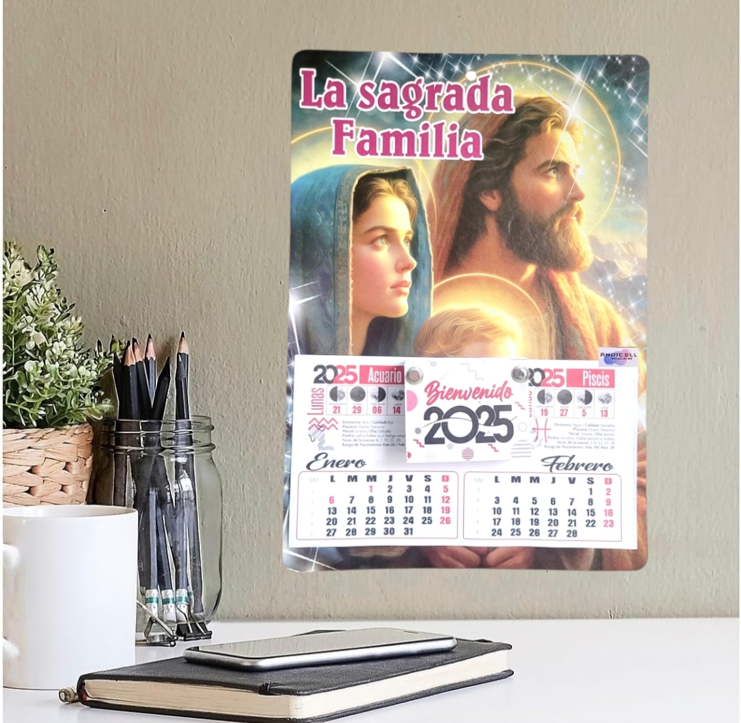 Calendario Almanaque 2025 La Sagrada Familia - Rappi