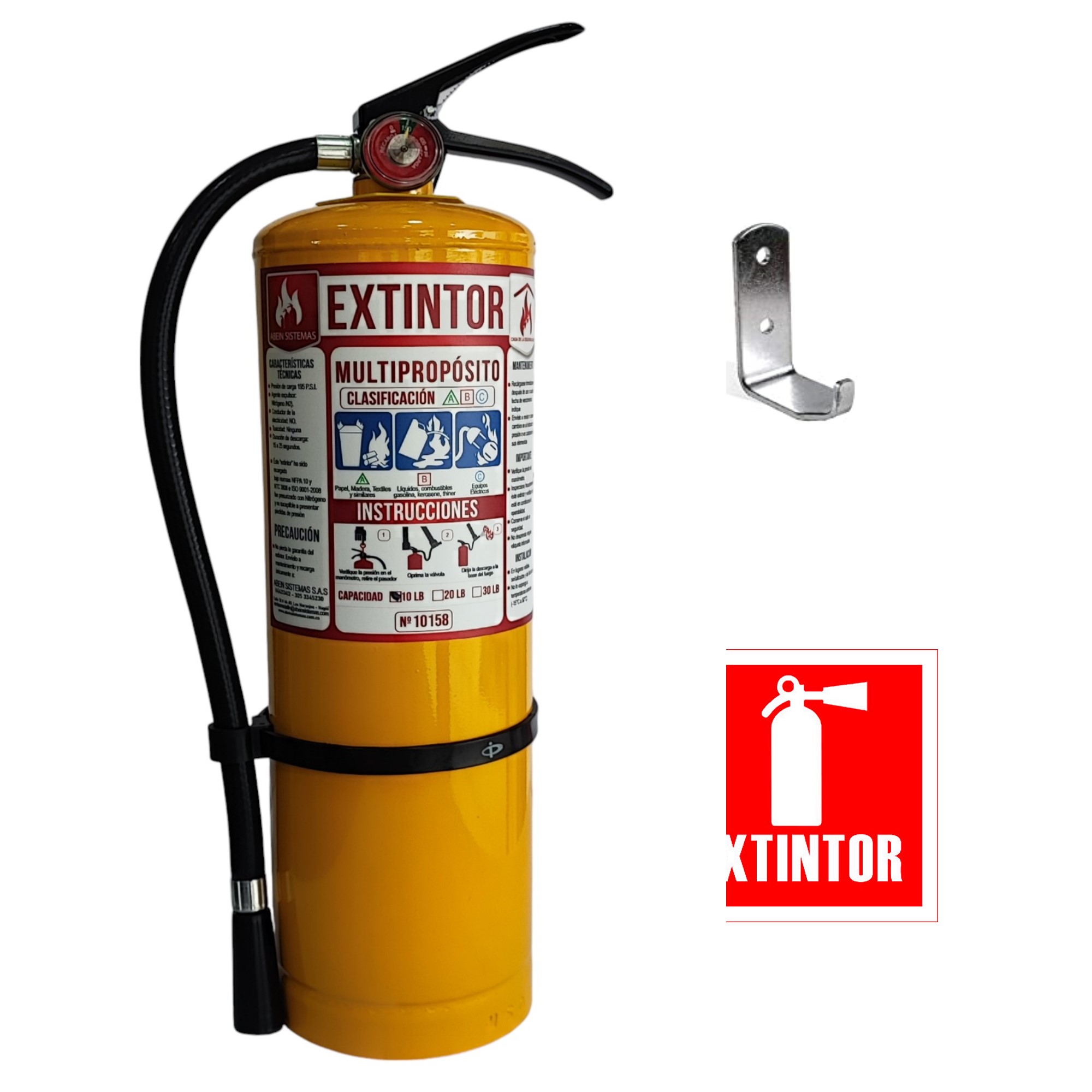 Extintor Multiproposito 20 Lbs - Rappi