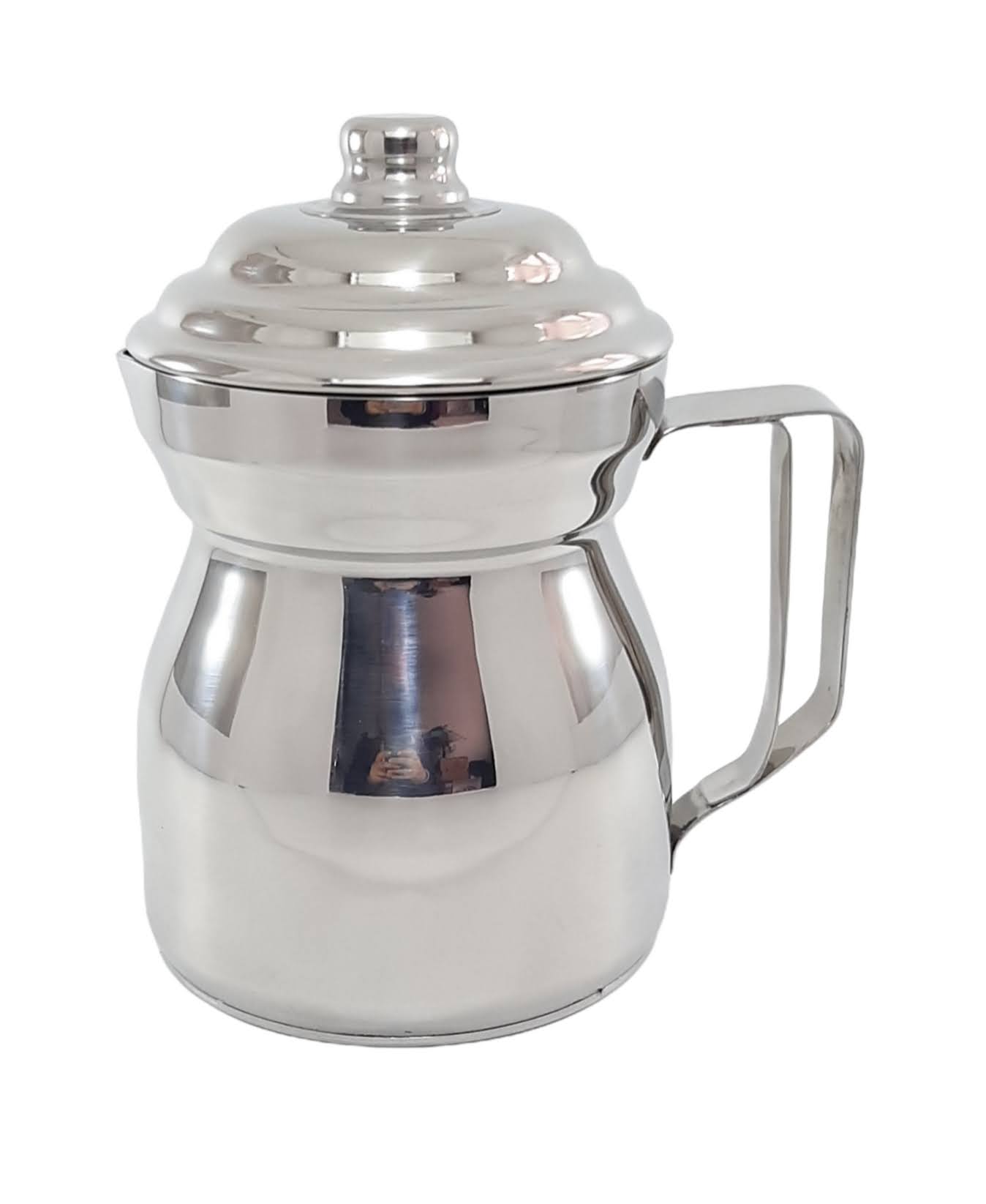 Olleta En Acero Inoxidable T304 18 10 Con Tapa Y Difusor De 1 Litro Rappi