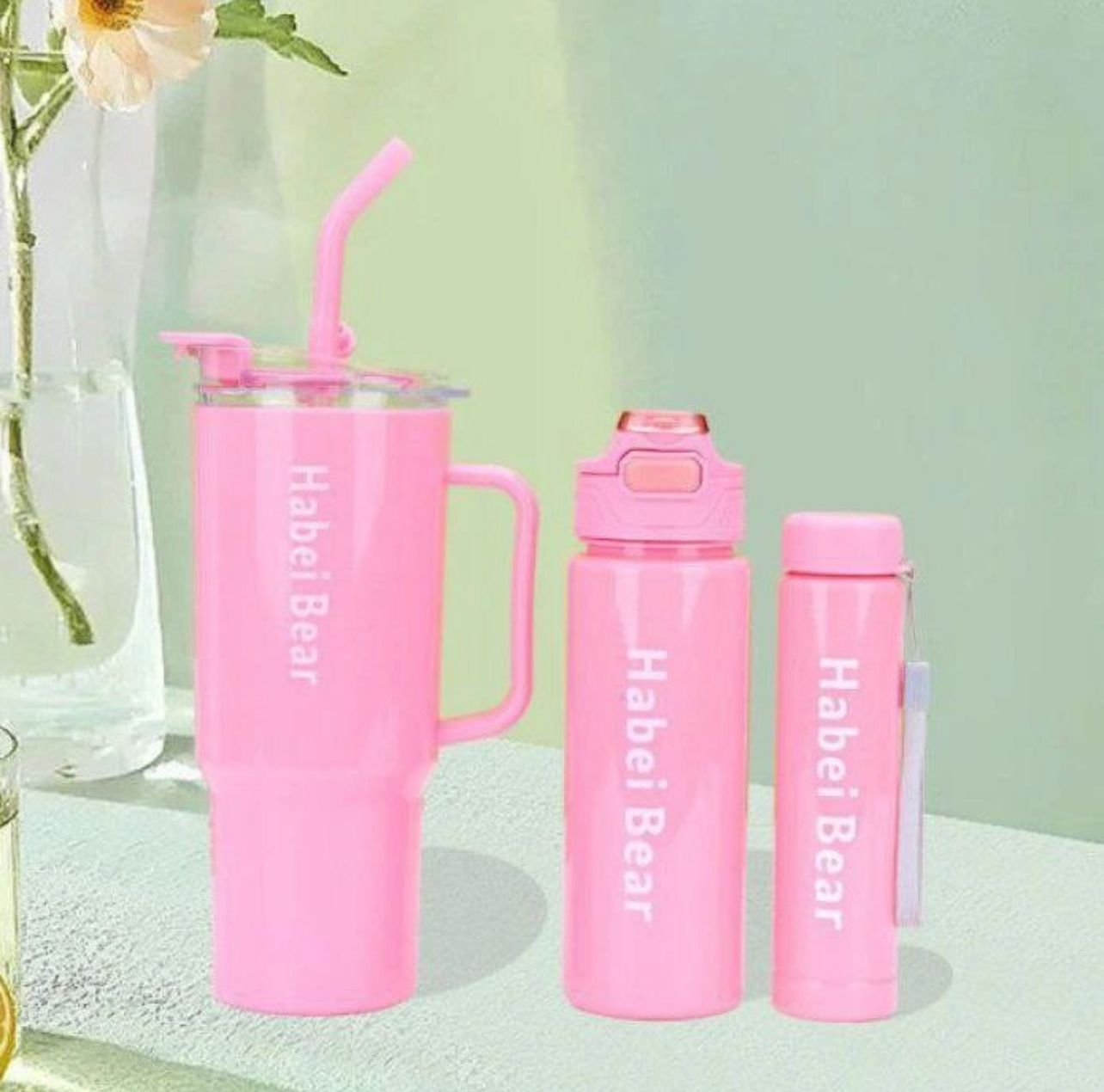 Set De Trio Termos Tan Habei Bear 3 Piezas - Rappi