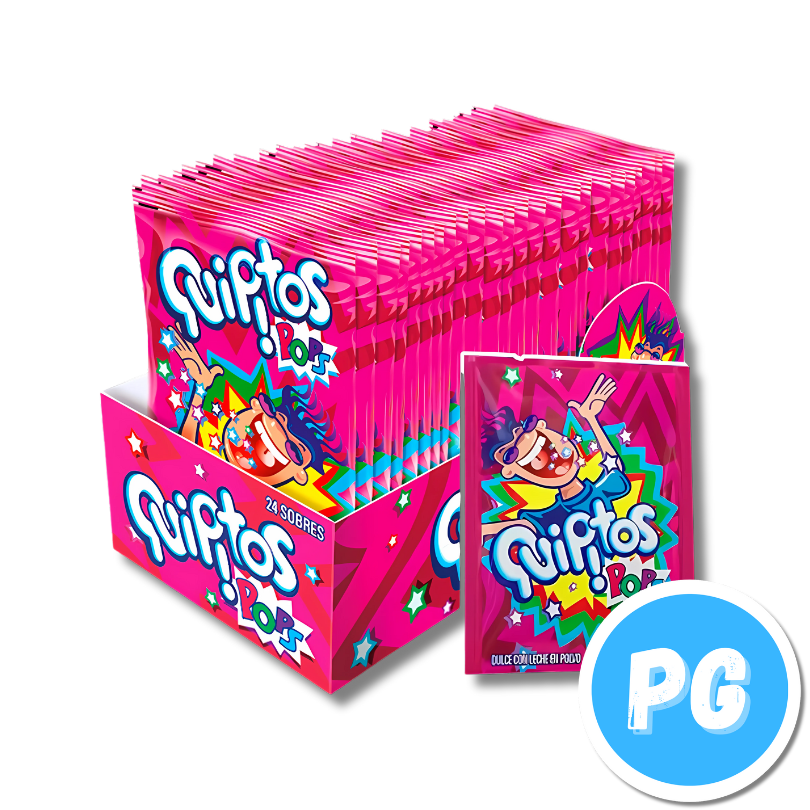Caja Dulce Quipitos Pop 8 Gramos X24 Paquetes - Rappi