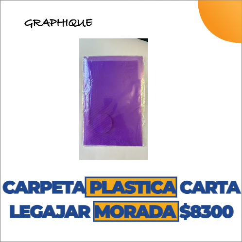 Carpeta Plastica Carta De Legajar Morada - Rappi