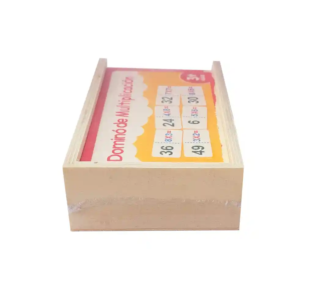 Domino Infantil Tablas De Multiplicar Madera Multiplicacion - Rappi