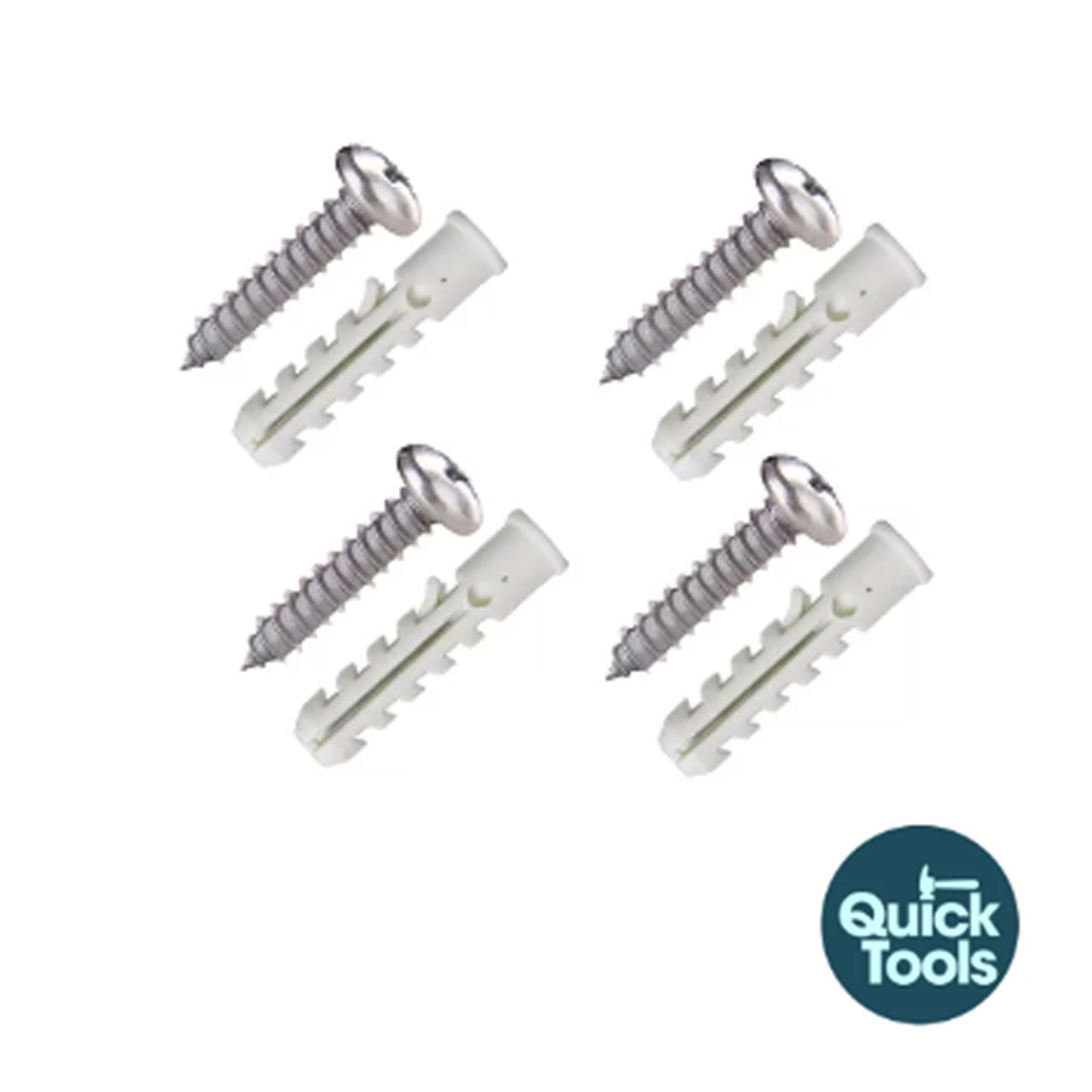 Chazo Plastico 1/4 Con Tornillo X 50 Und - Rappi