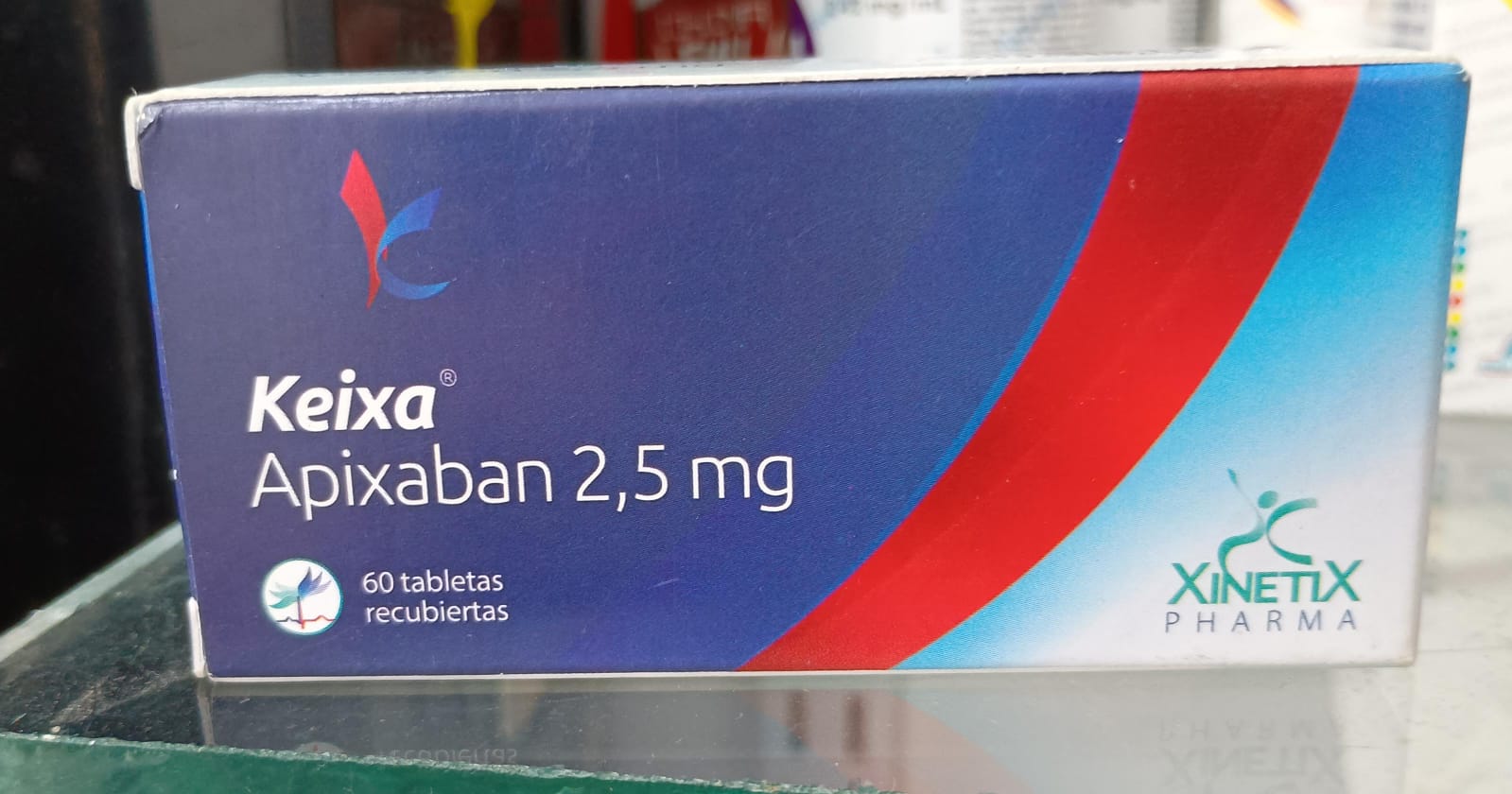 Keixa Apixaban 2,5 Mg 60 Tabletas Recubiertas - Rappi