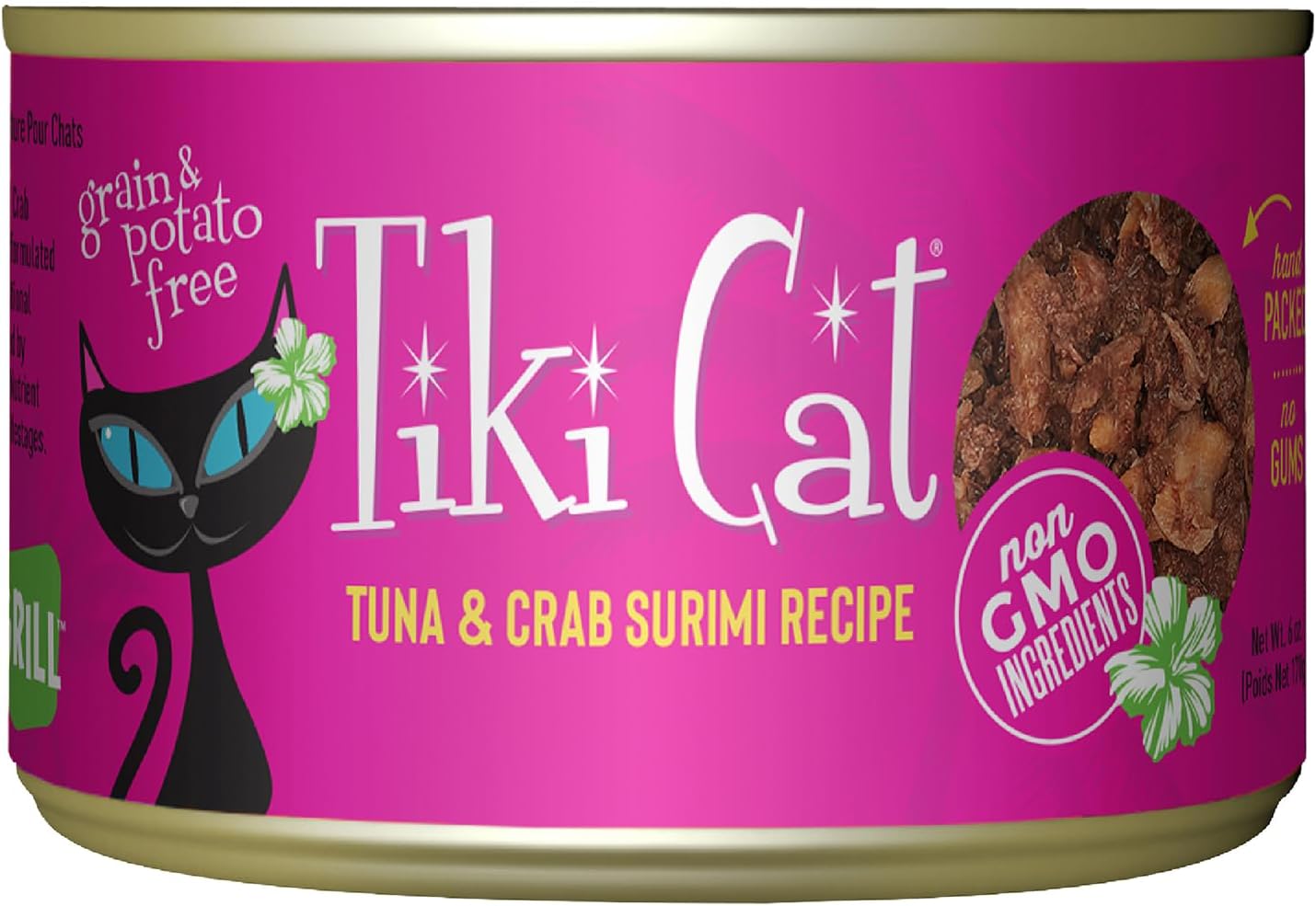 Alimento Tiki Cat Grill Atun Y Cangrejo En Caldo 80gr Lata - Rappi