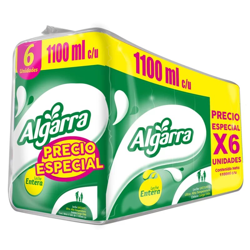 Leche Entera Algarra X 1100 Ml - Rappi