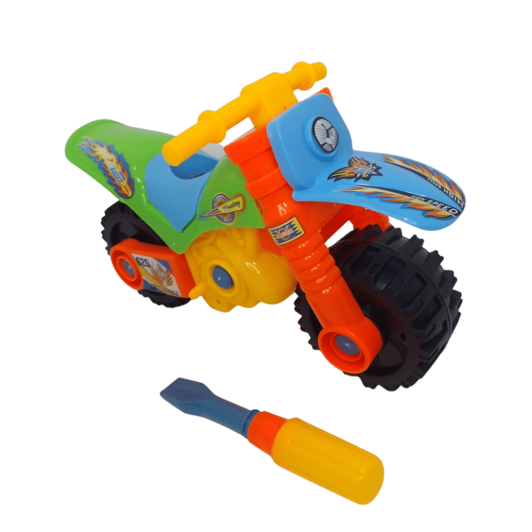 Juguete Moto Didactica Desarmable Niños - Rappi