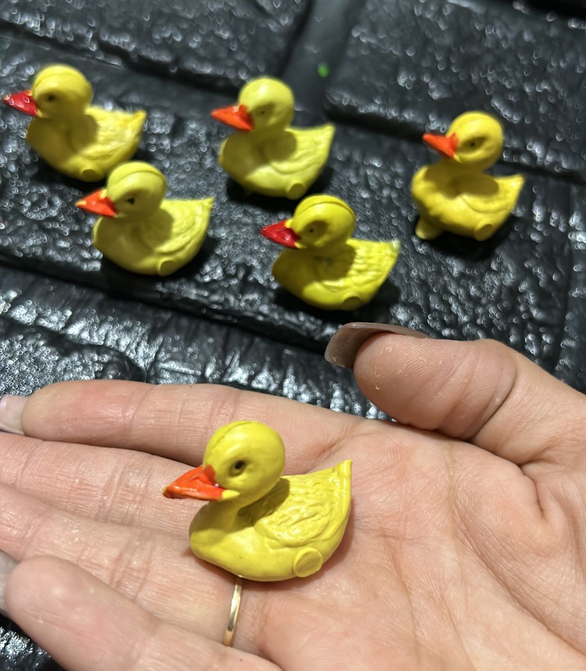 Animales Maqueta / Pesebre Pato X6 Unidades - Rappi