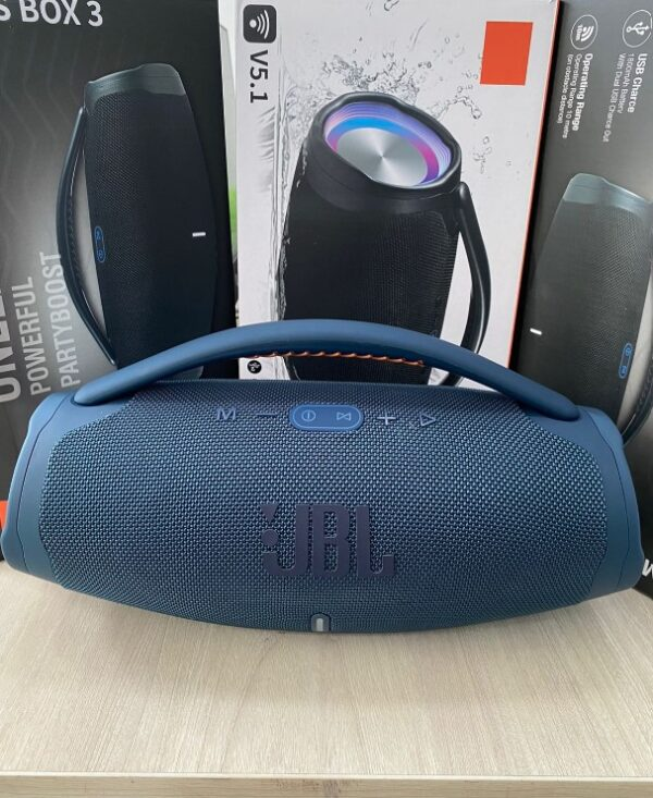 Parlante Jbl Boom Box 3 Bluetooth Replica 1.1 Tws Azul - Rappi