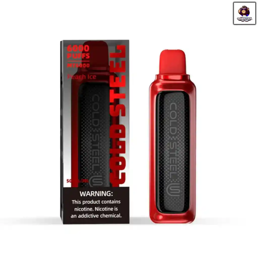 Vape Cold Steel 6000 Puffs Raspberry - Rappi