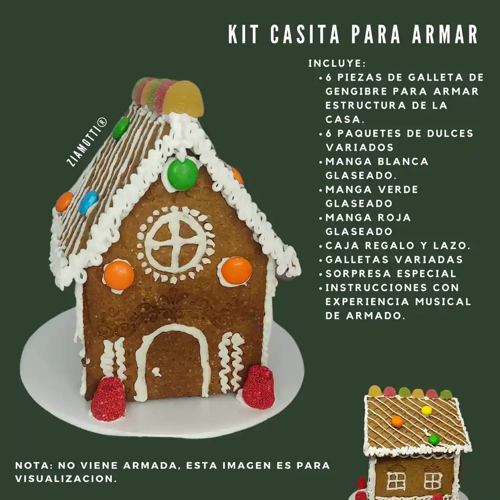Kit Casita De Jengibre (ginger House) - Rappi