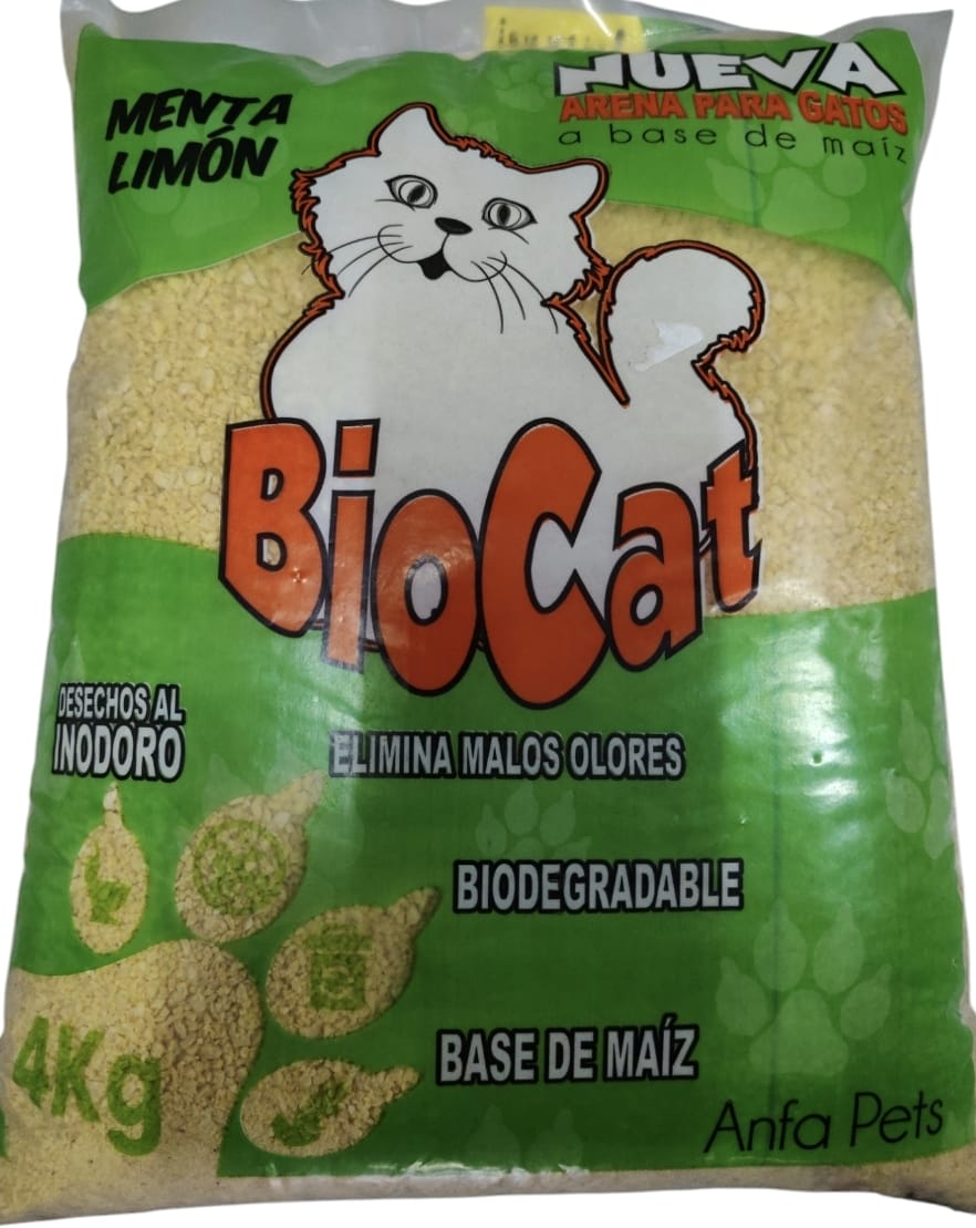Bio Cat Arena Sanitaria De Maiz X 4kg - Rappi